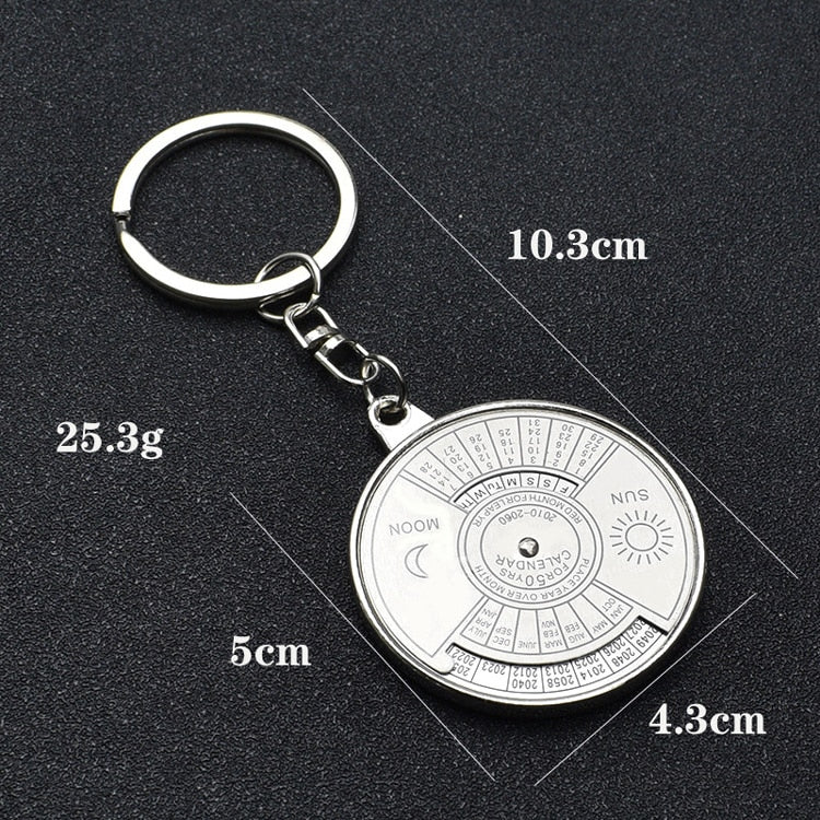 50-Year Perpetual Calendar Keychain – Time in Your Pocket – TheSciFi.Net